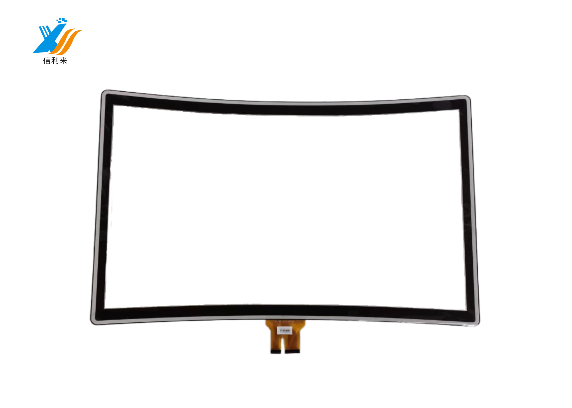 Curved Industrial All In One PC Touch Screen Bendable Panel Type 1500R